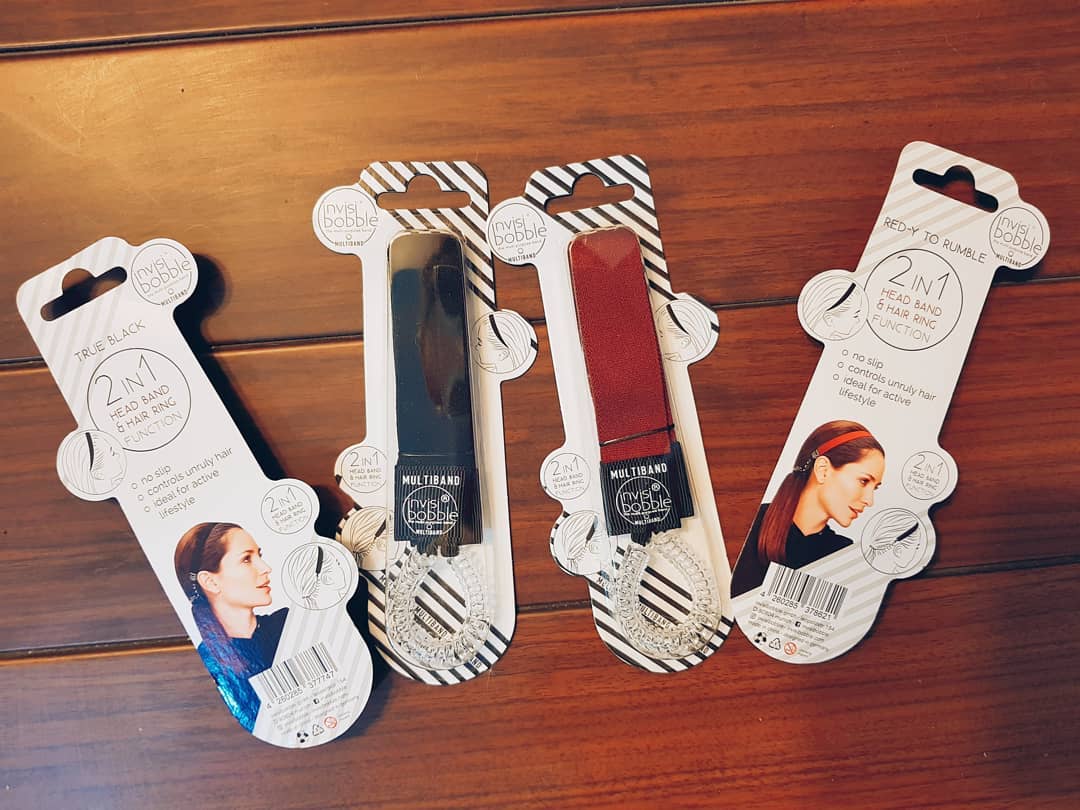 invisibobble Multiband #True Black 1เส้น/กล่อง ยางรัดผมเรซิ่นแบบ 2in1 ...
