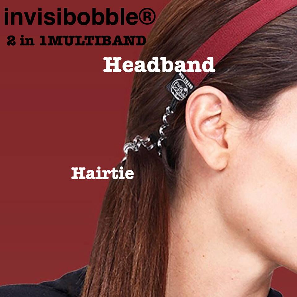 invisibobble Multiband #True Black 1เส้น/กล่อง ยางรัดผมเรซิ่นแบบ 2in1 ...